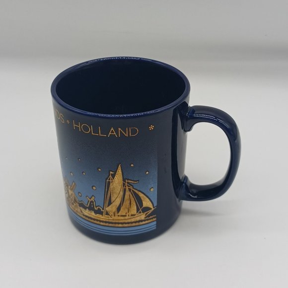 Unknown | Kitchen | Dark Blue Coffee Mug Holland The Netherlands Dutch ...